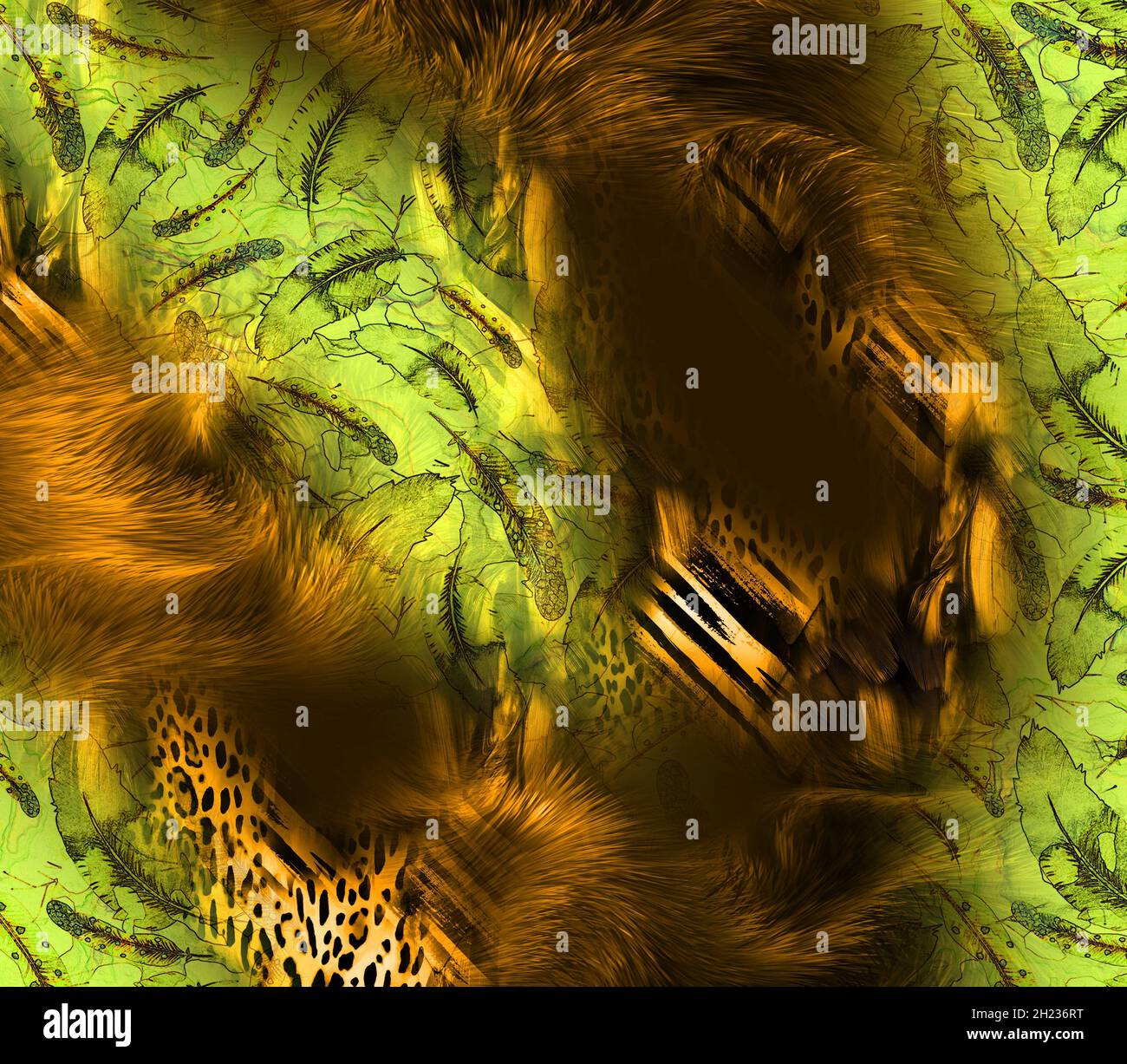 colorful animal prints, fabric patterns Stock Photo - Alamy