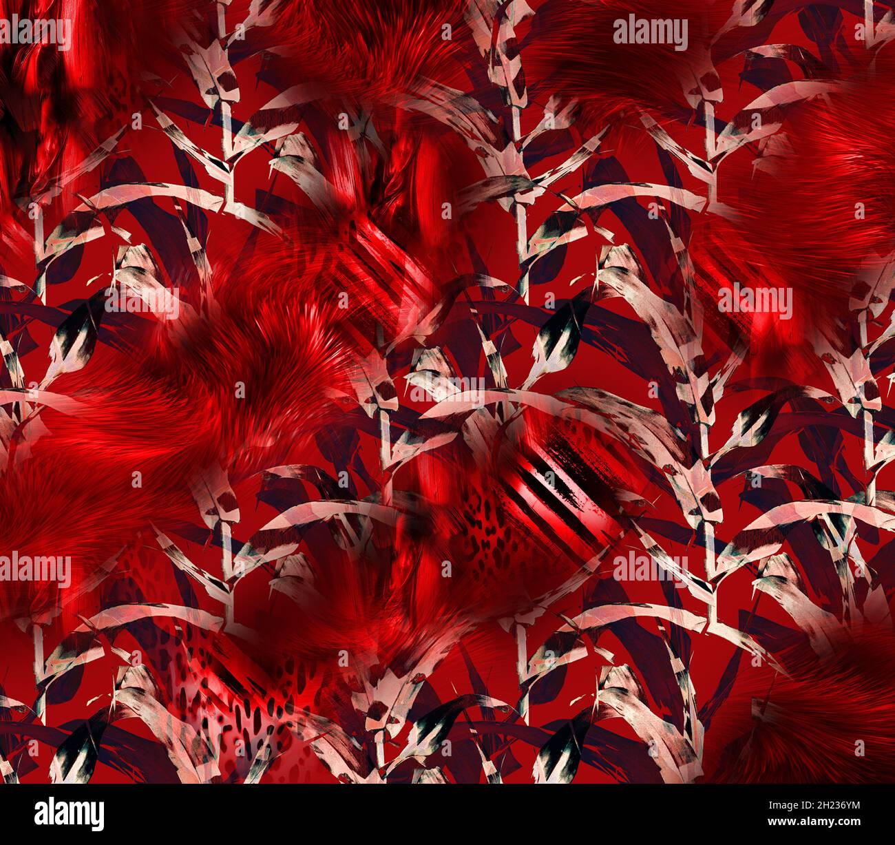 colorful animal prints, fabric patterns Stock Photo - Alamy