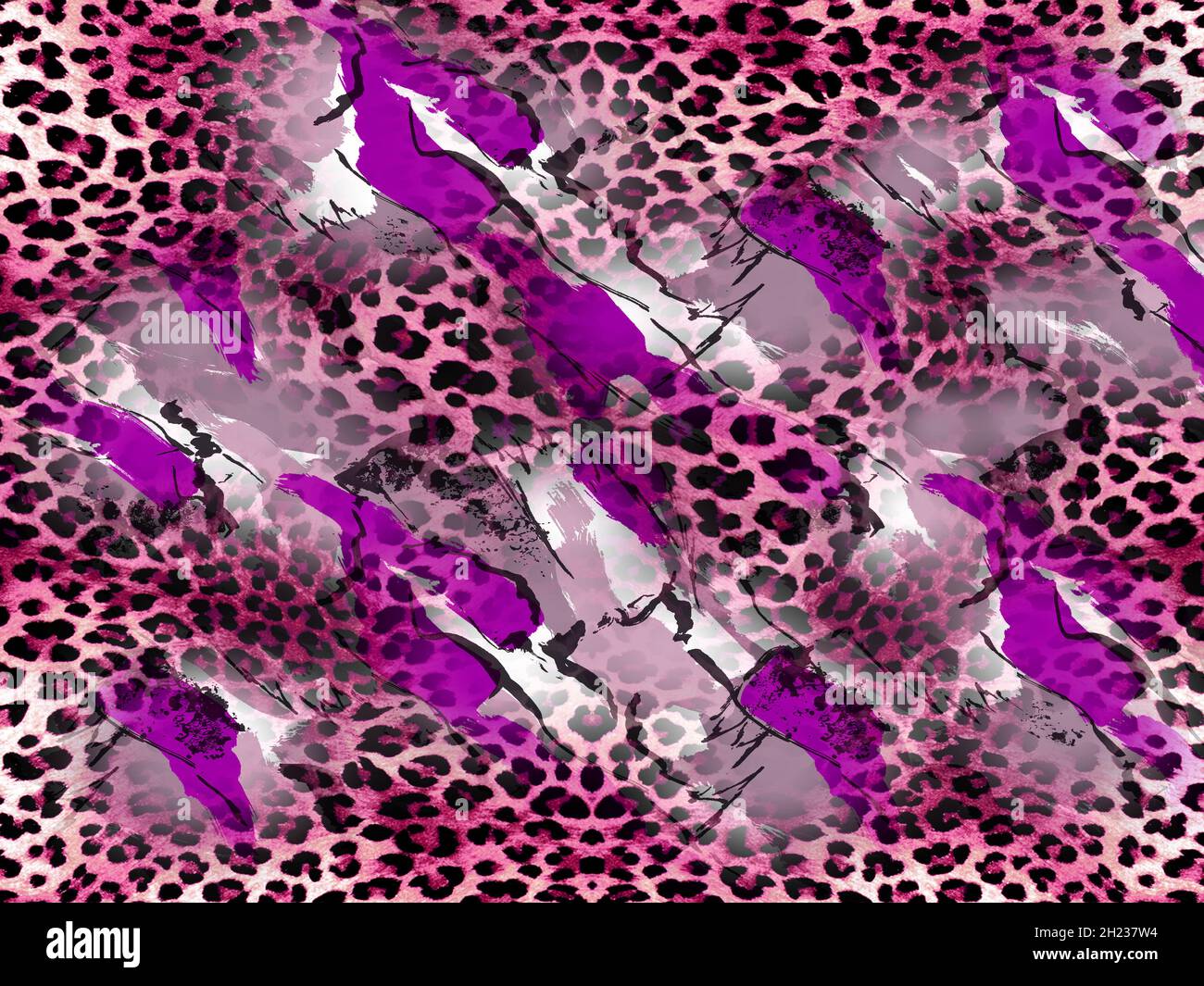 digital painted abstract design, colorful texture, fabric print pattern ...