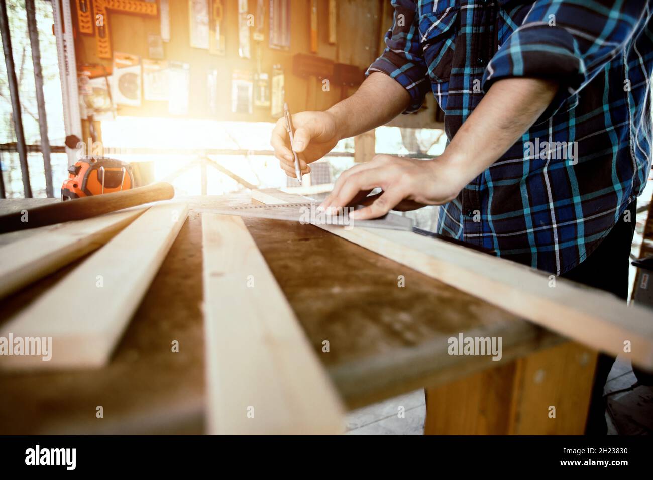 Close up carpenter pencil hi-res stock photography and images - Alamy