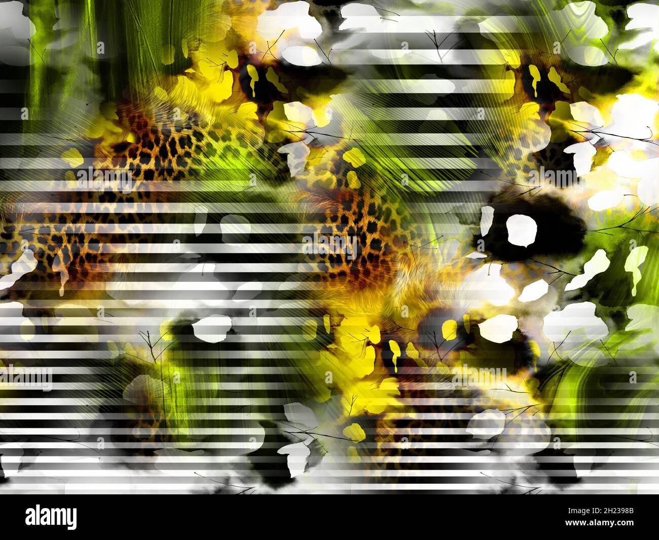 digital painted abstract design, colorful texture, fabric print pattern ...