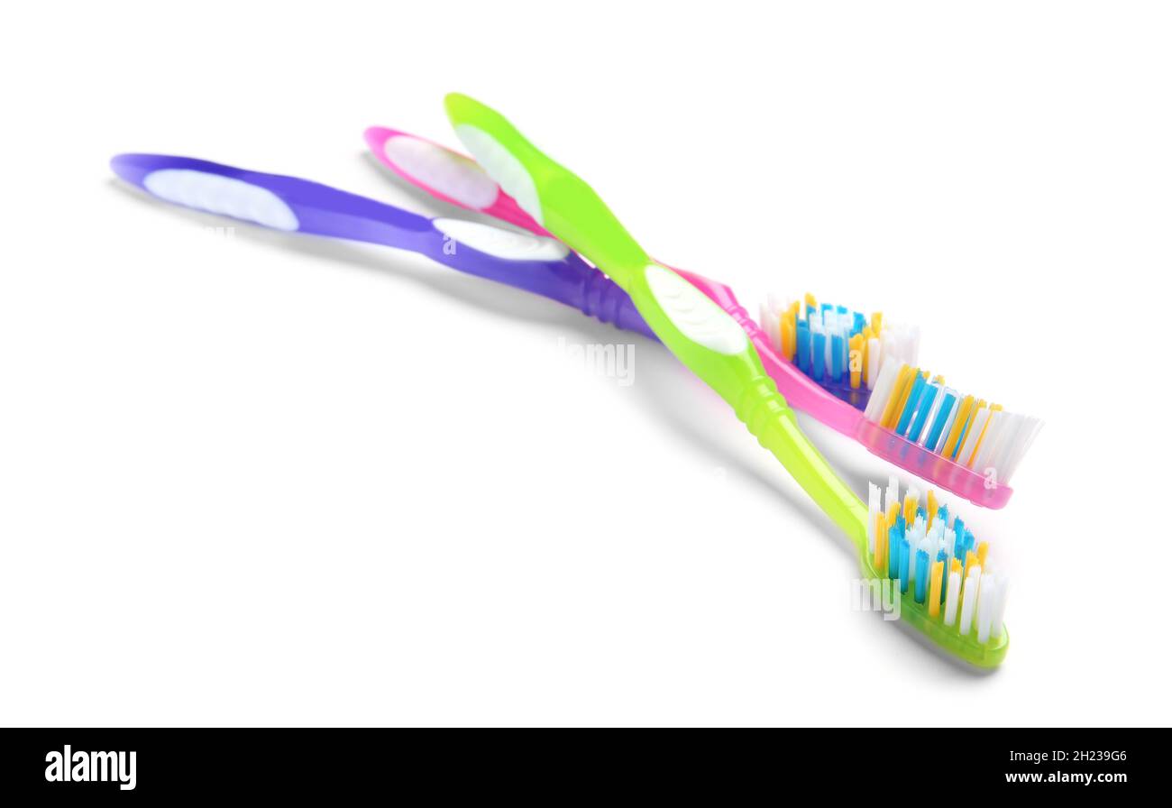 Manual Toothbrushes Cut Out Stock Images & Pictures - Alamy