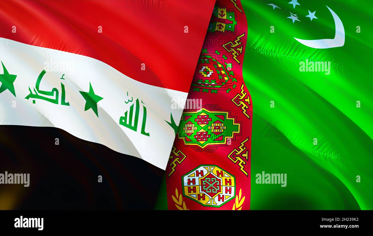 Turkmenistan iraq flag hi-res stock photography and images - Alamy