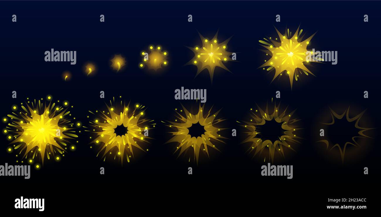 Animated Firework Explosion
