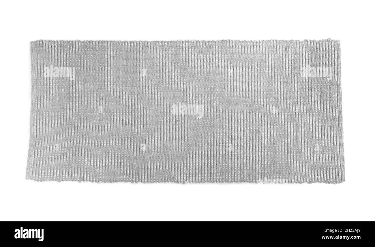 Grey carpet on white background, top view. Interior element Stock Photo ...