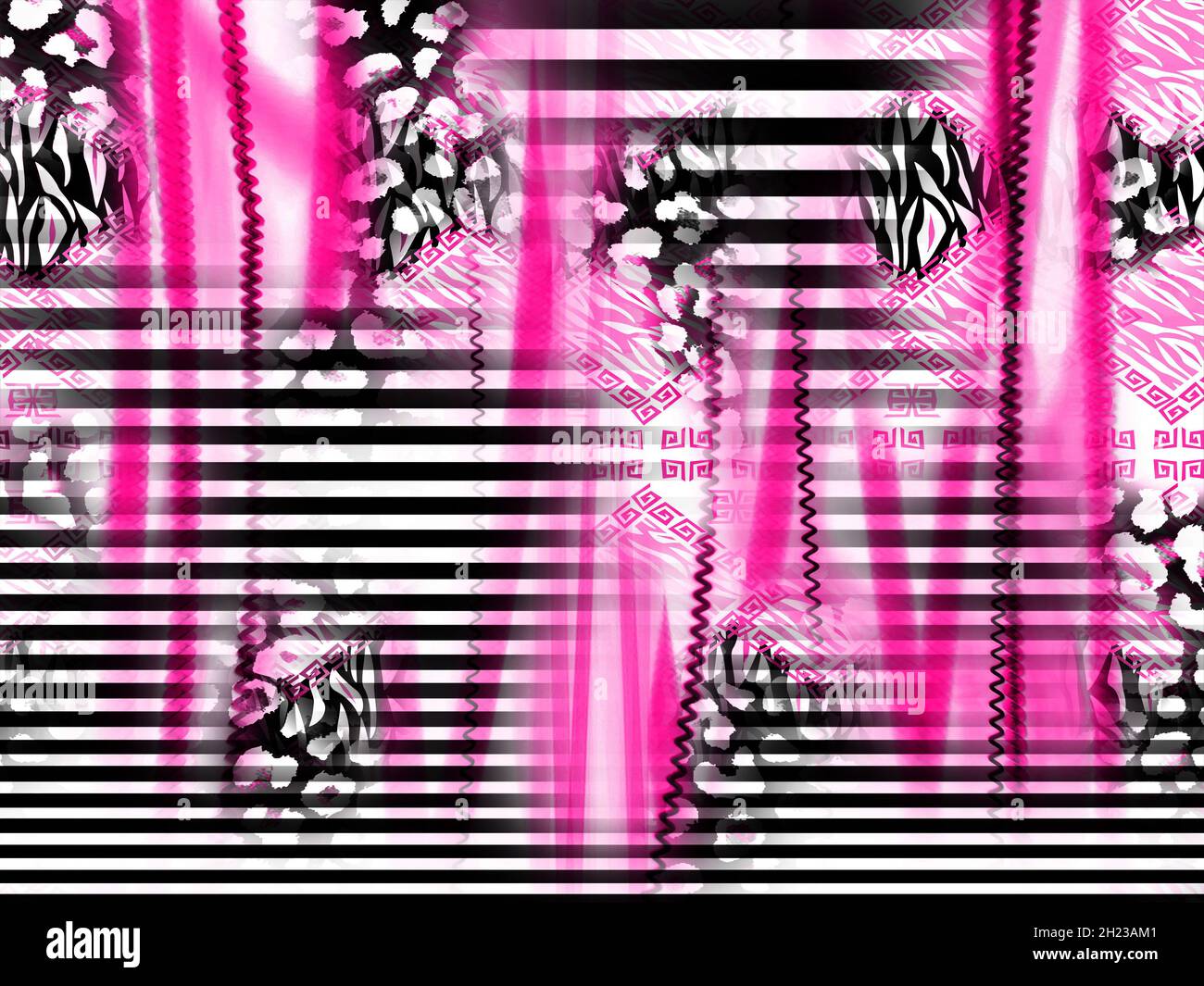 digital painted abstract design, colorful texture, fabric print pattern ...