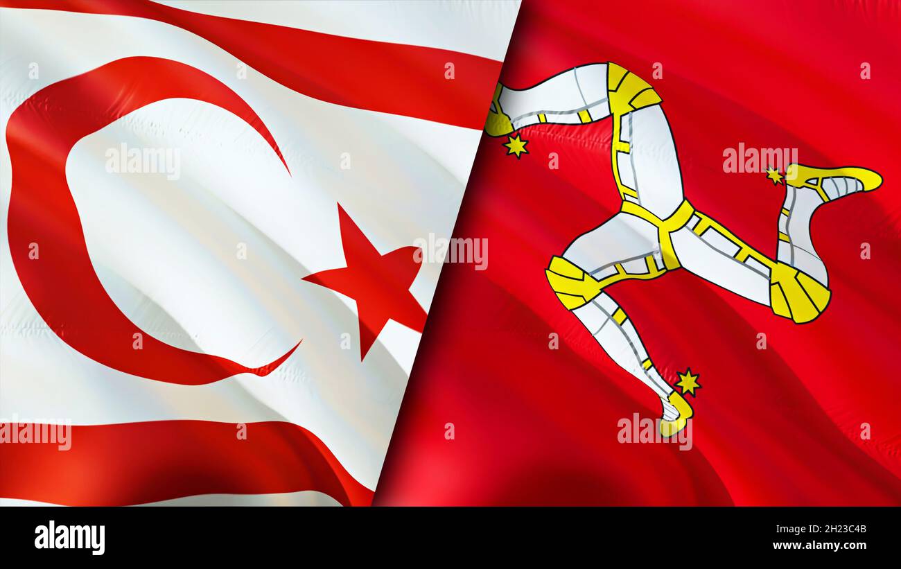Northern cyprus isle of man flag hi-res stock photography and images ...