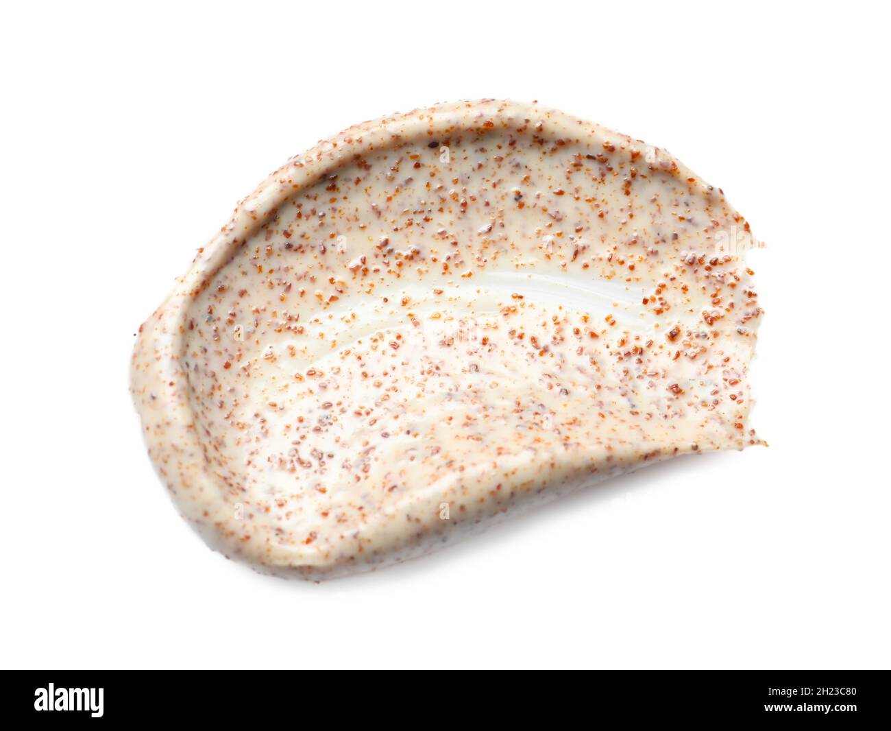 Sample of natural scrub on white background Stock Photo - Alamy