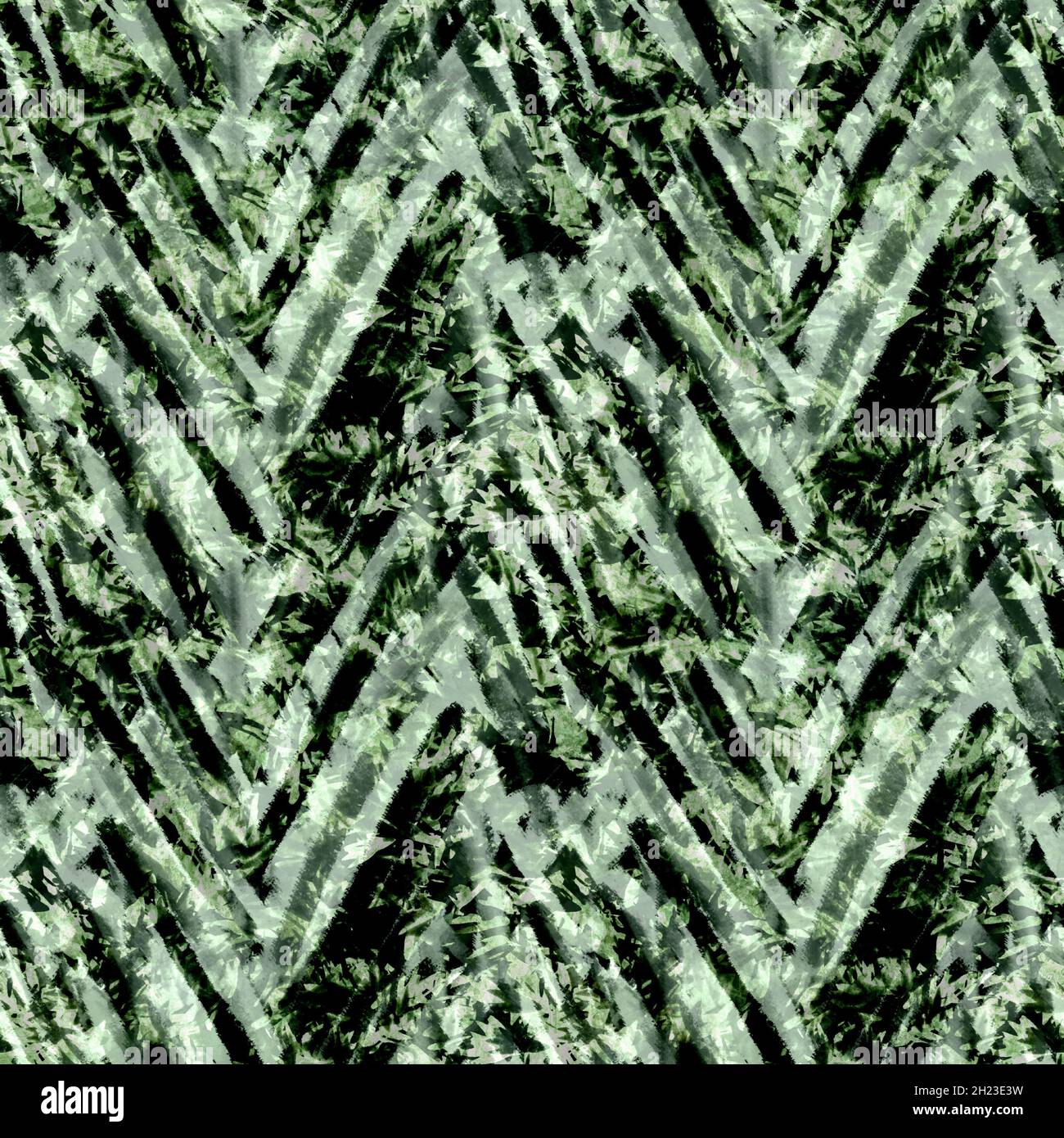 Forest green jungle nature texture. Seamless foliage leaf 2 tone design ...