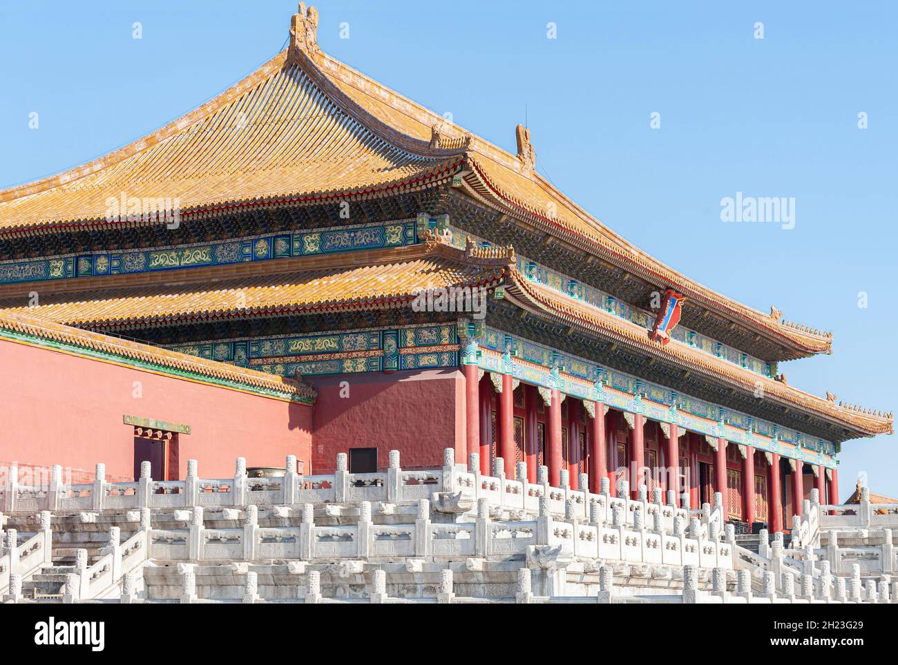 Taihe hall of Forbidden City, Beijing of China Stock Photo - Alamy