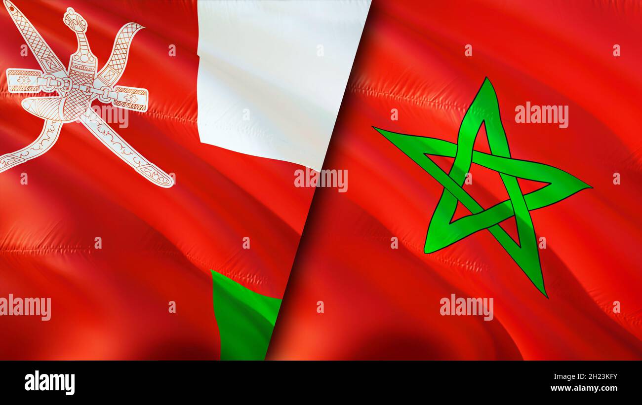 Oman morocco flag hi-res stock photography and images - Alamy
