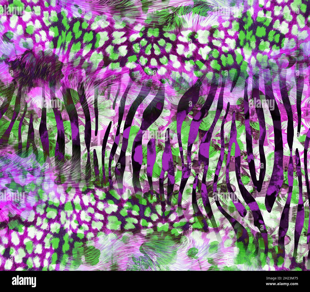 digital painted abstract design, colorful texture, fabric print pattern ...