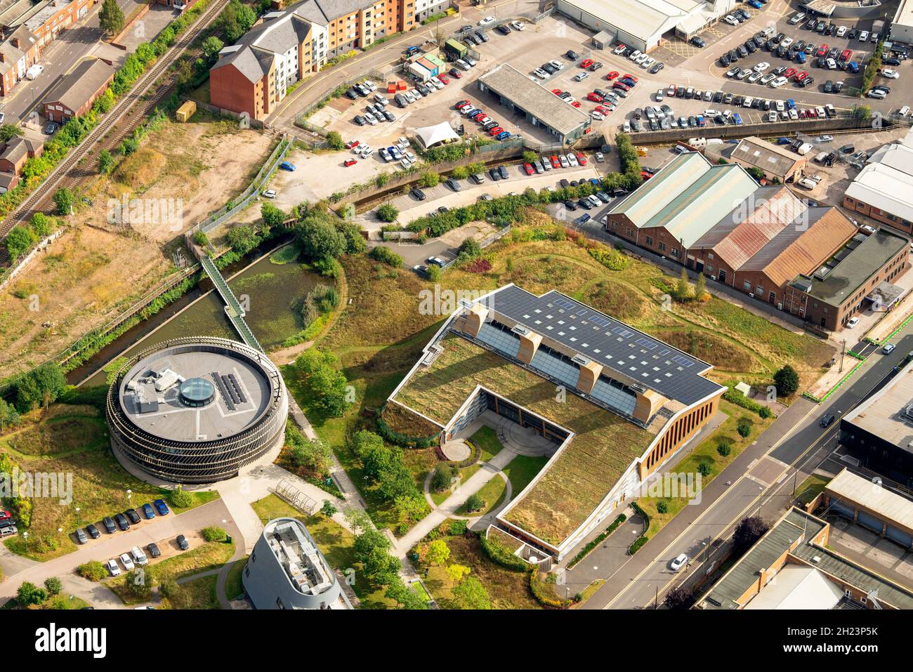 Aerial image of the Nottingham University Jubilee Campus ...