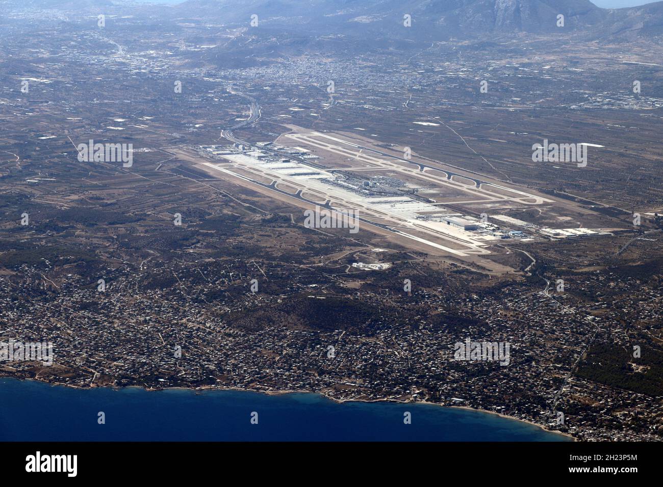 Athens International Airport View From Above Stock Photo - Alamy