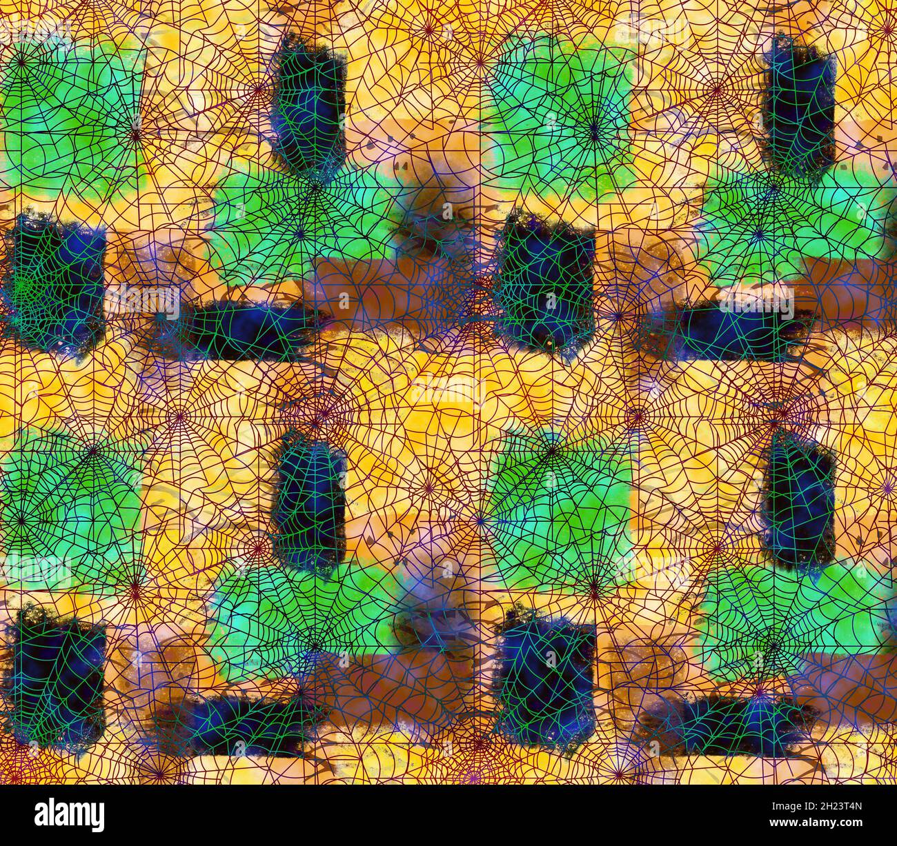 digital painted abstract design, colorful texture, fabric print pattern ...