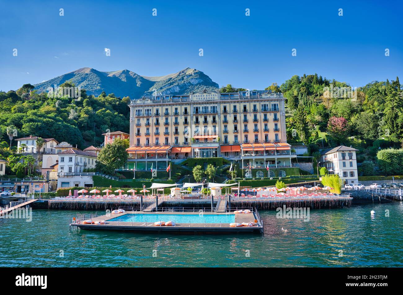 Grand Hotel Tremezzo in Lake Como, Italy Stock Photo - Alamy