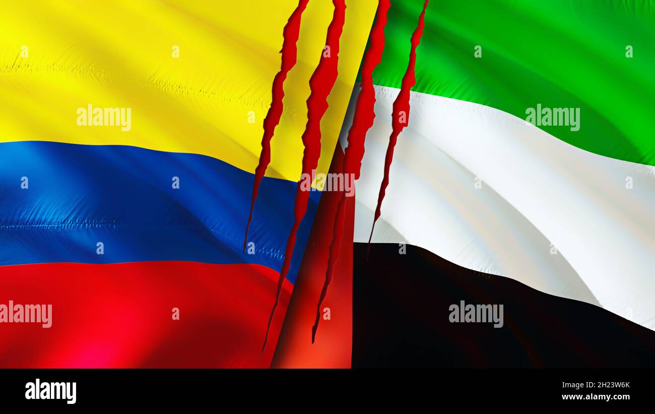 Emirates colombia flag hi-res stock photography and images - Alamy