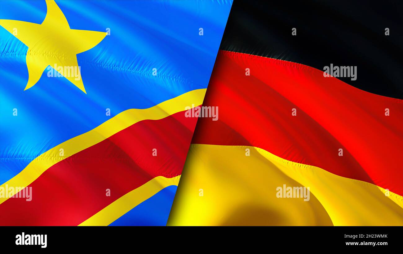 Germany dr congo flag hi-res stock photography and images - Alamy
