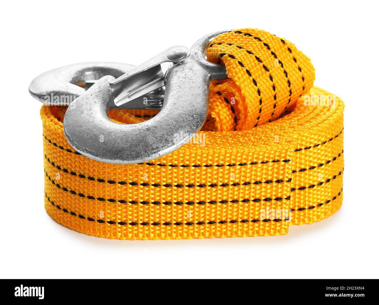 Protective belt on white background. Safety equipment Stock Photo - Alamy