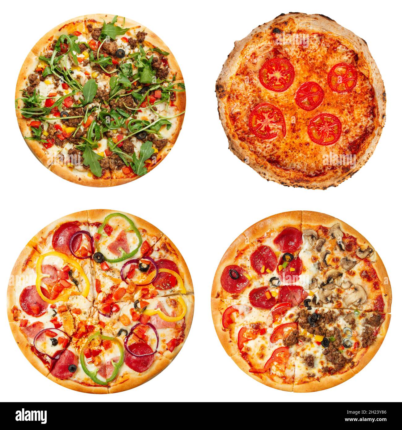 Types of pizza hi-res stock photography and images - Alamy