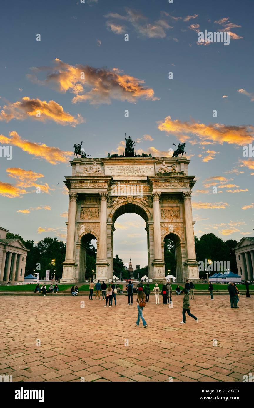 Sempione milan hi-res stock photography and images - Alamy