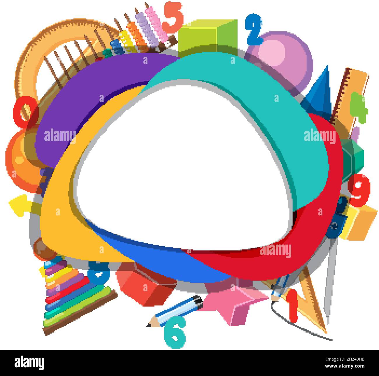 Isolated Mathematics font banner illustration Stock Vector Image & Art ...