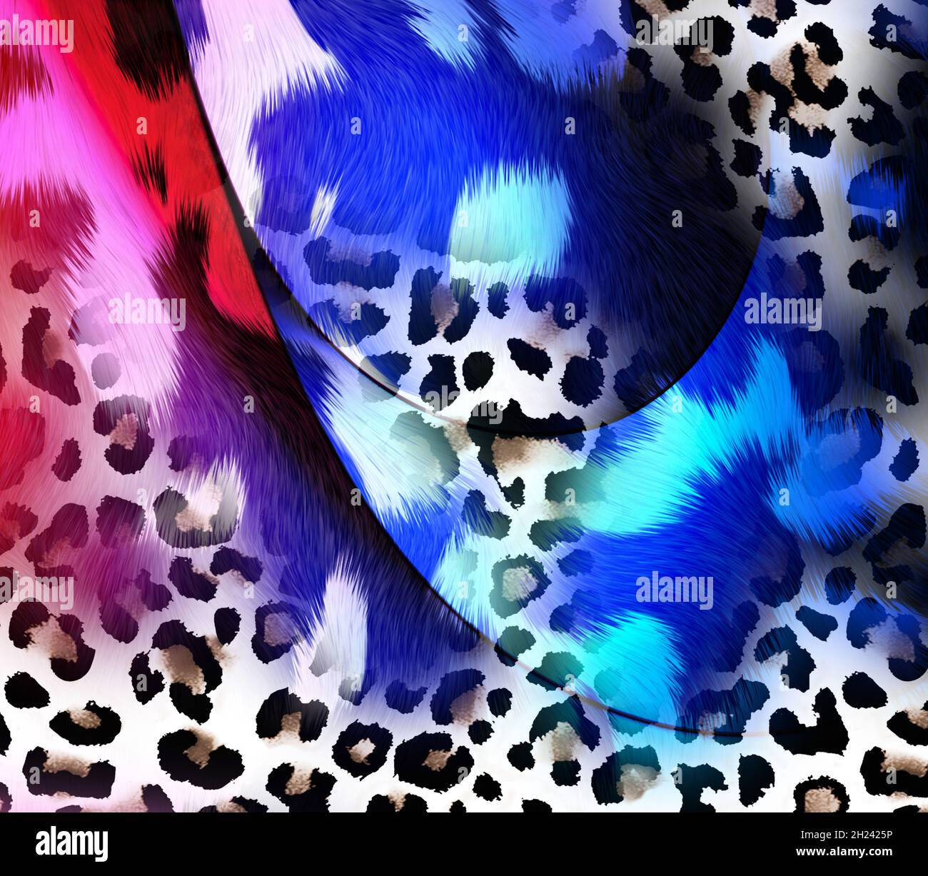 digital painted abstract design, colorful texture, fabric print pattern ...