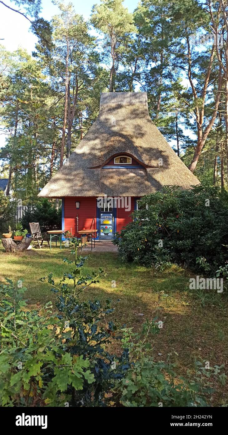 PREROW ON DARSS, GERMANY - OCTOBER 06, 2021: The village is known for ...