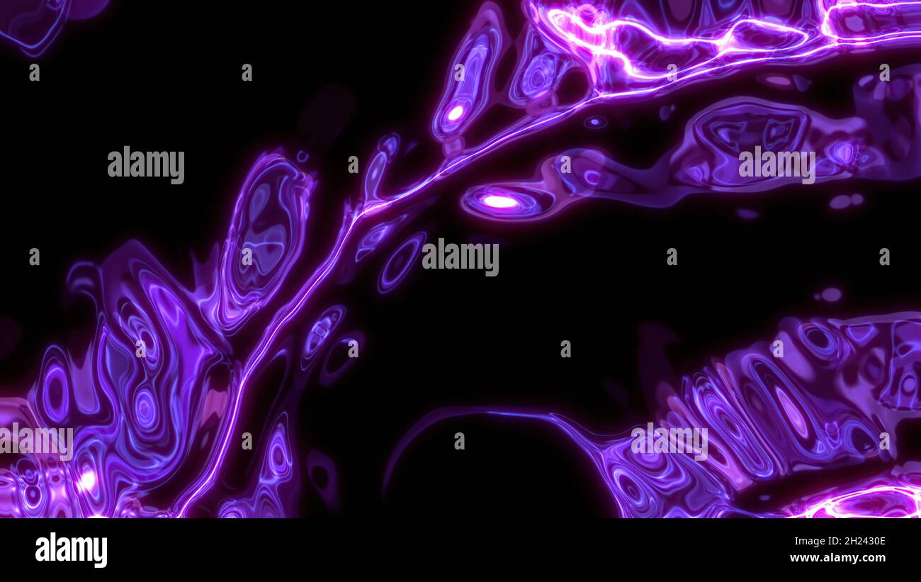 3d illustration of liquid abstract organic form Stock Photo - Alamy