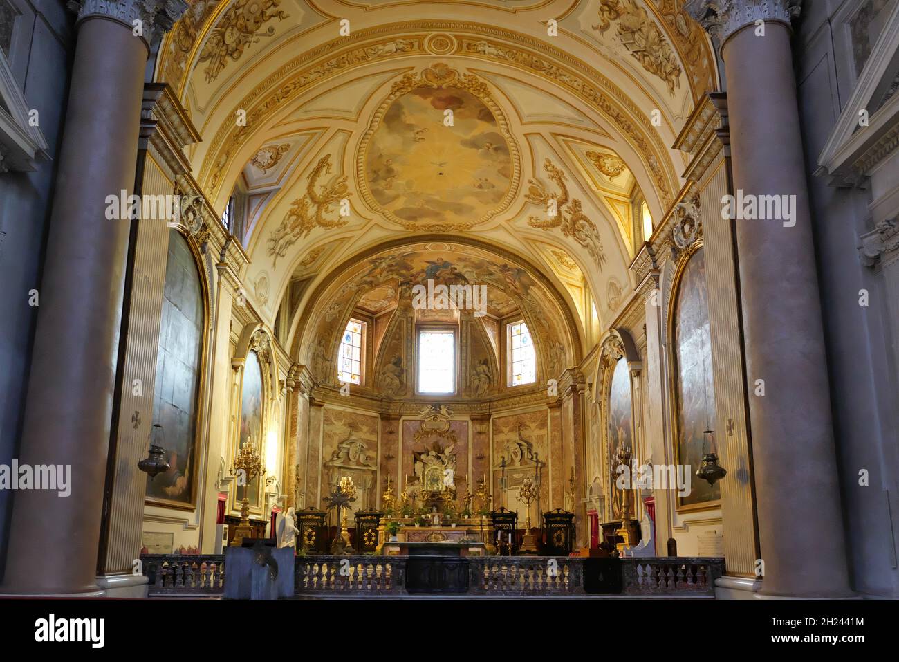 CENTRAL ALTAR OF THE BASILICA OF S.MARIA DEGLI ANGELI E DEI MARTIRI ...