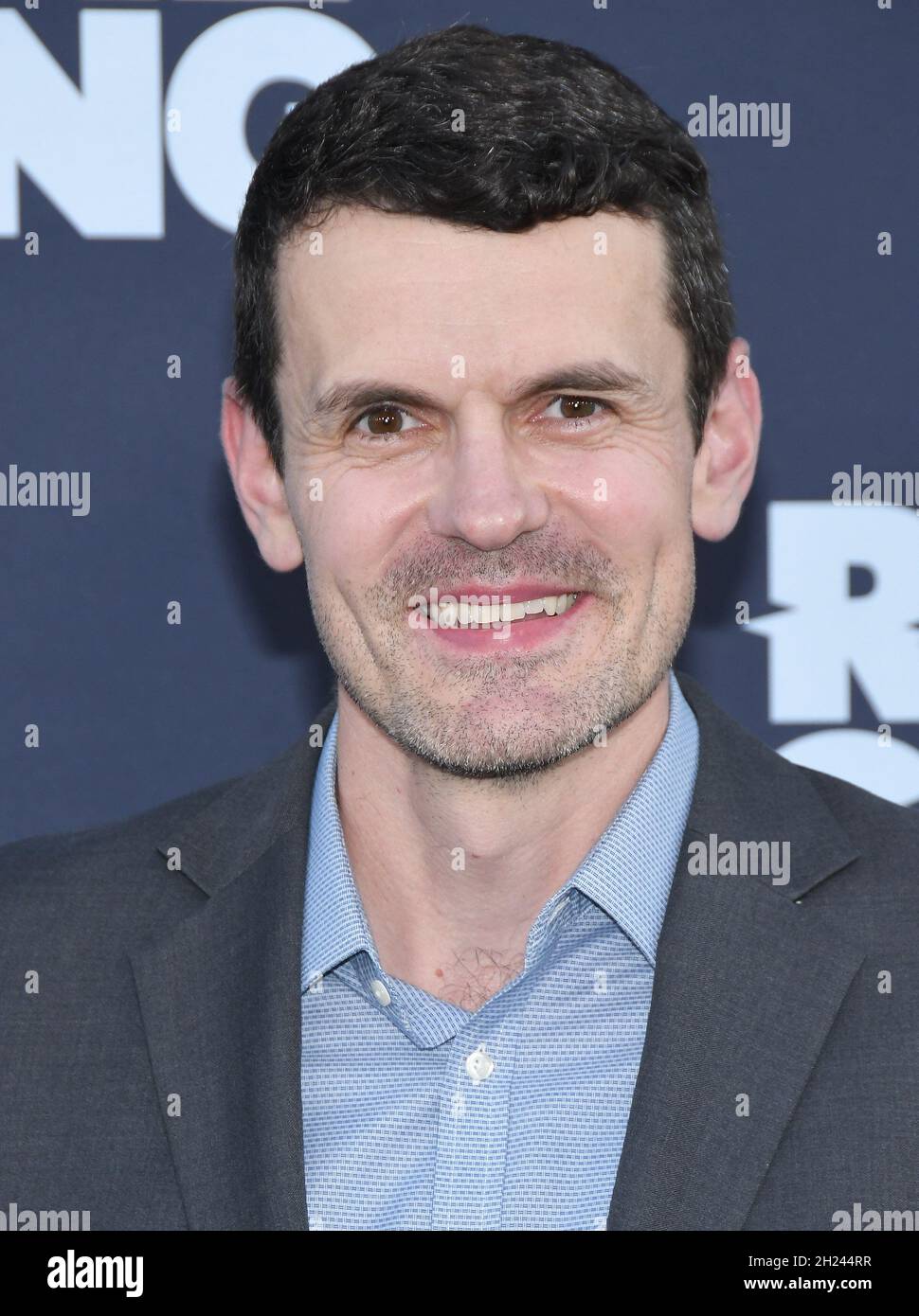 Hollywood, CA, October 19, 2021. Nathan Lovejoy arrives at Disney Studios' RON'S GONE WRONG ...