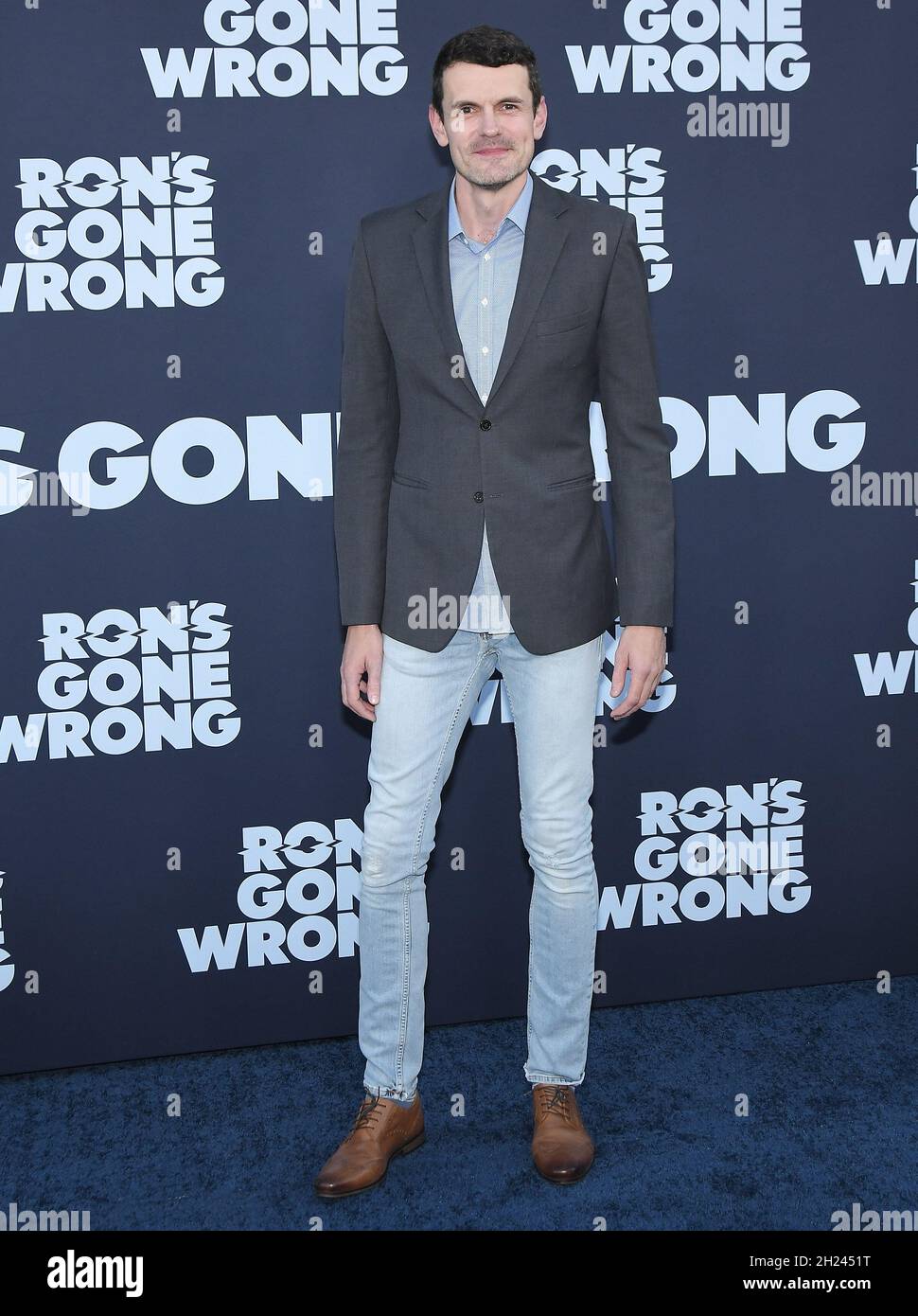 Hollywood, CA, October 19, 2021. Nathan Lovejoy arrives at Disney ...