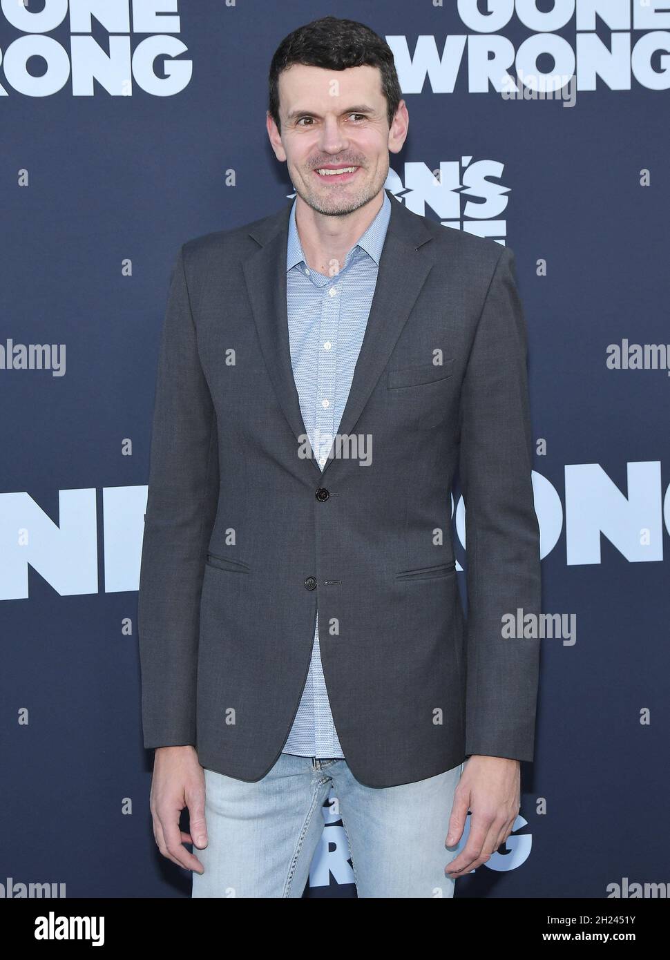 Hollywood, CA, October 19, 2021. Nathan Lovejoy arrives at Disney ...