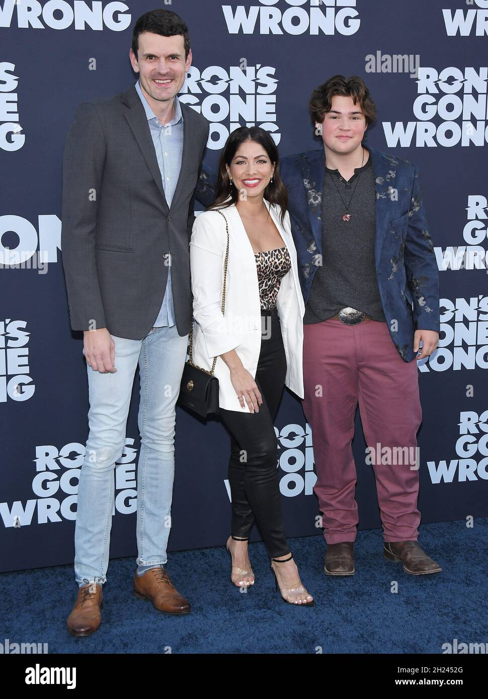 Hollywood, CA, October 19, 2021. (L-R) Nathan Lovejoy, Valery Ortiz and Maxwell Acee Donovan ...
