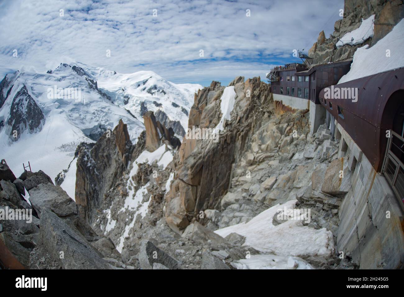 Europe, France, Chamonix, Aiguille du Midi, Mont-Blanc du Tacul Stock Photo - Alamy