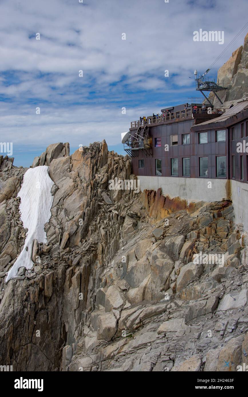 Europe, France, Chamonix, Aiguille du Midi, Mont-Blanc Stock Photo - Alamy