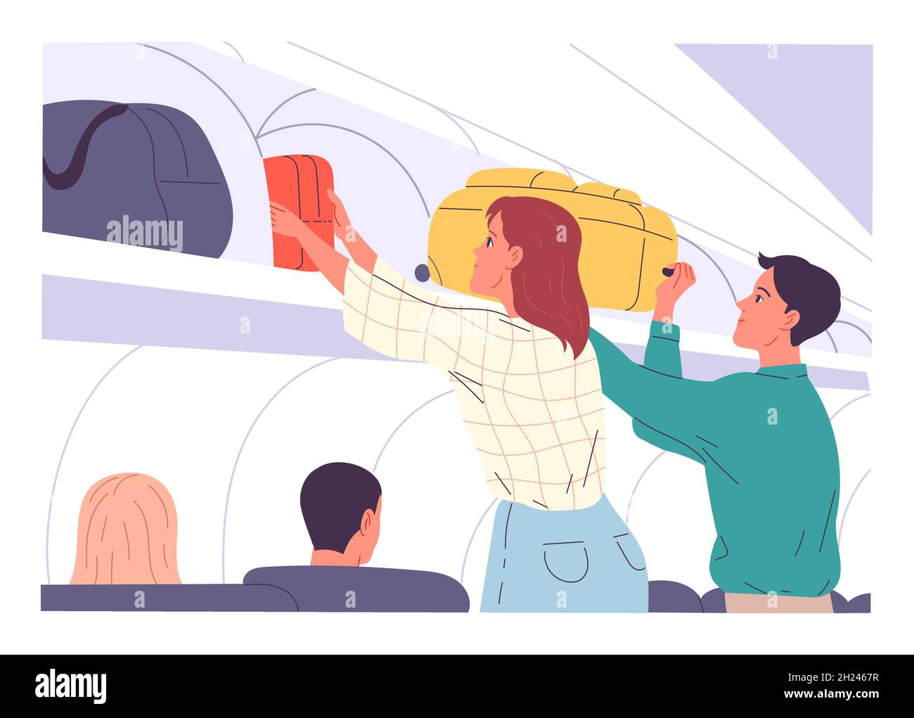 Overhead locker Cut Out Stock Images & Pictures - Alamy