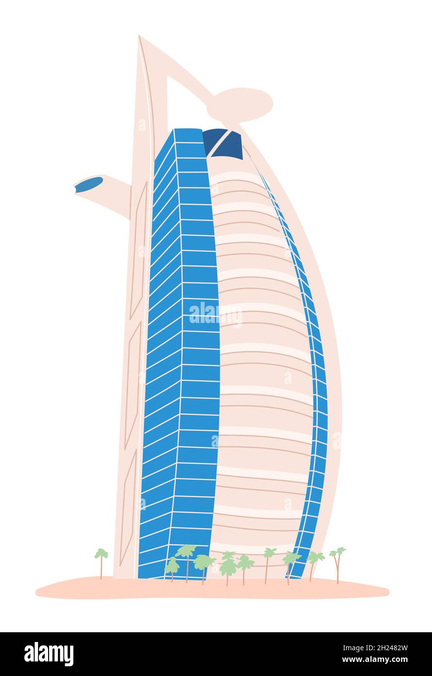 United arab emirates cityscape Cut Out Stock Images & Pictures - Alamy