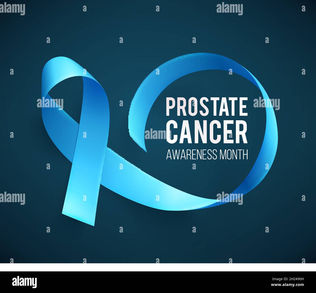 Banner For Prostate Cancer Awareness Month In Nowember Poster With