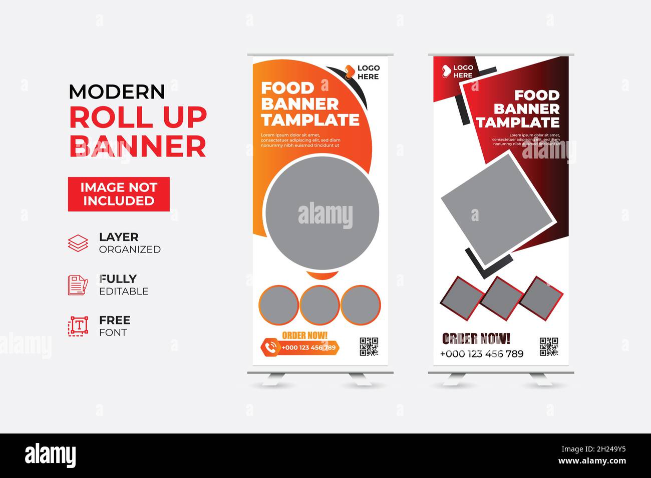 Medical rollup design hi-res stock photography and images - Alamy