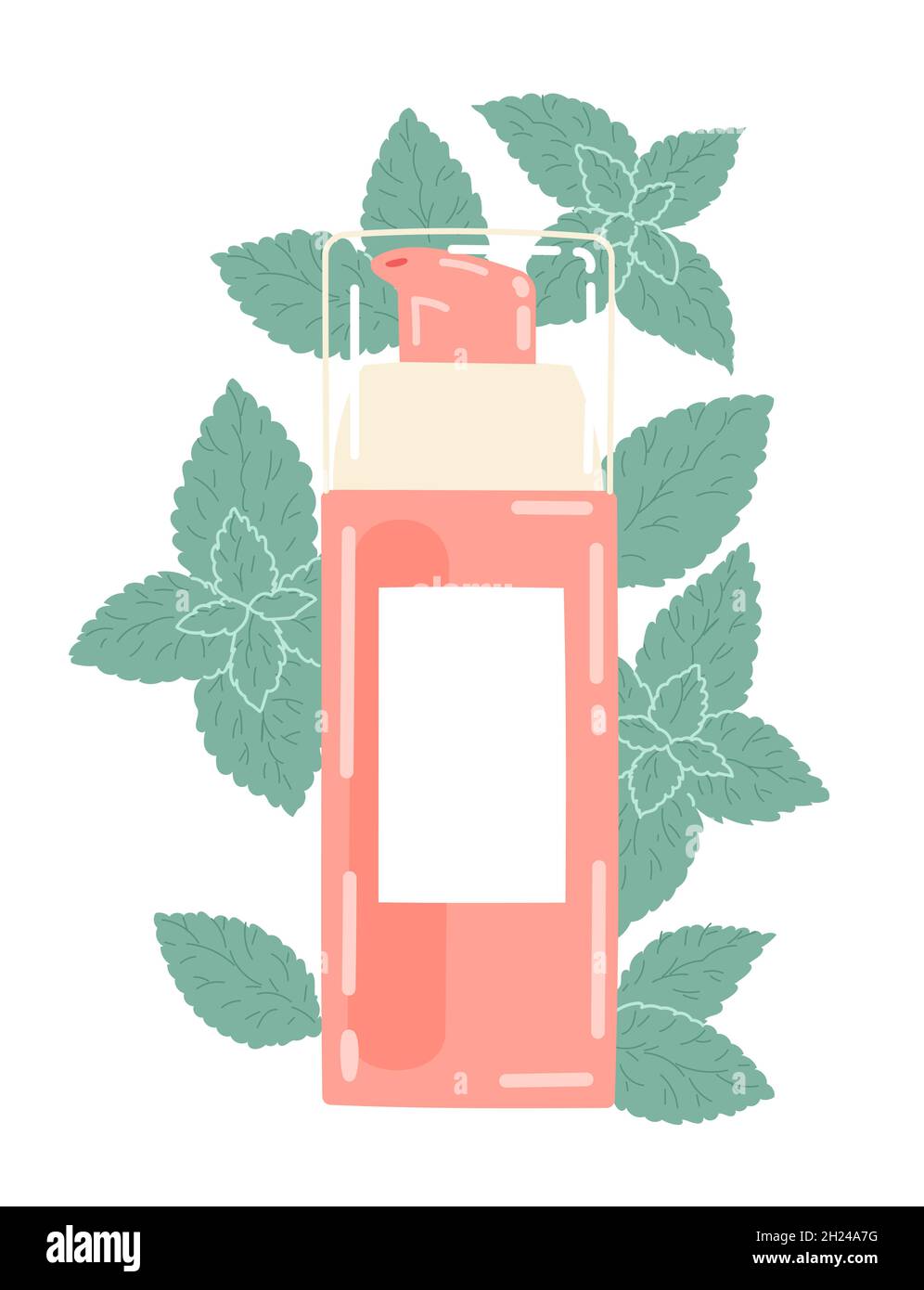 Peppermint extract Stock Vector Images - Alamy