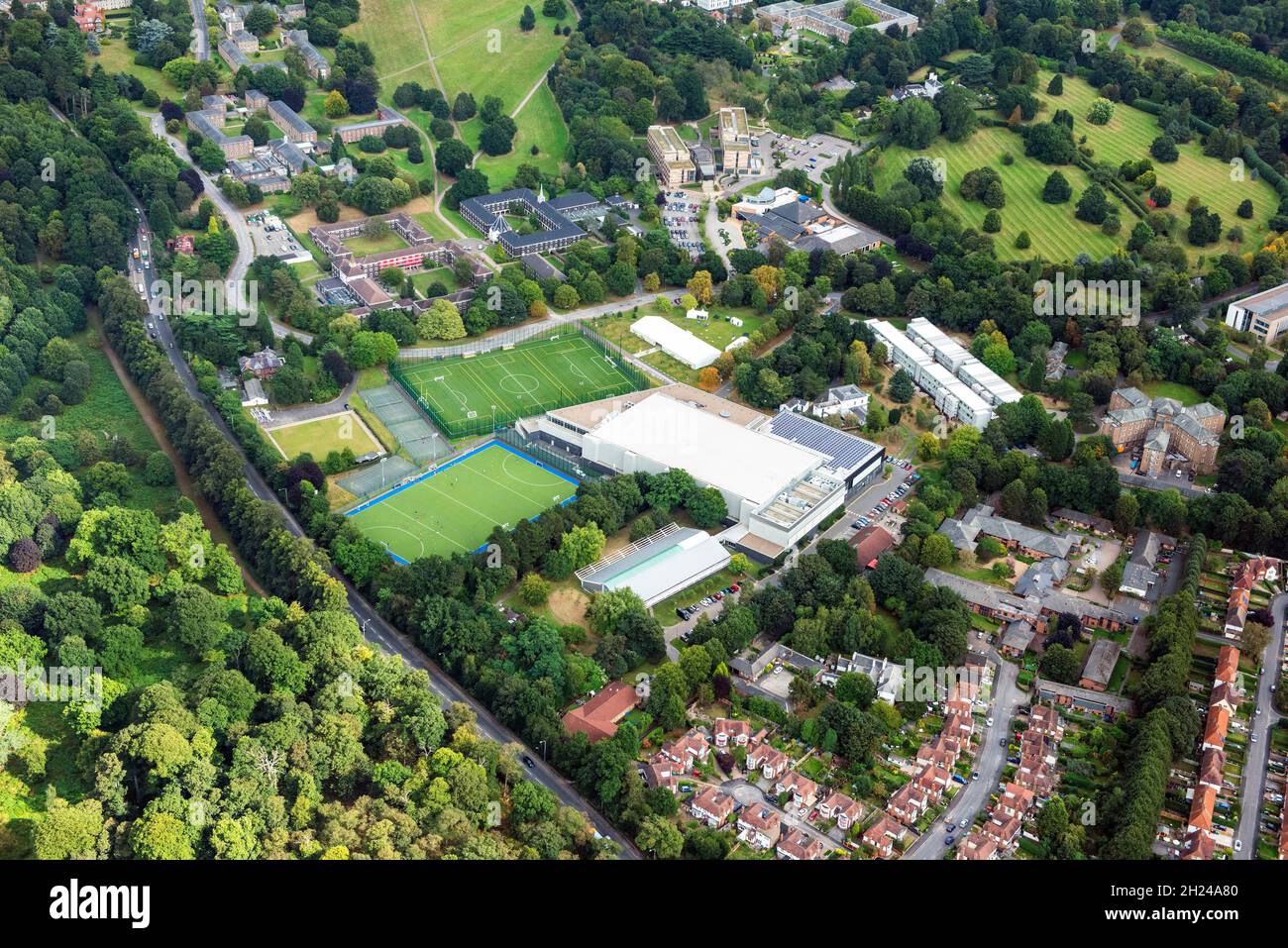 Aerial Image of University Park in Nottingham, Nottinghamshire England ...