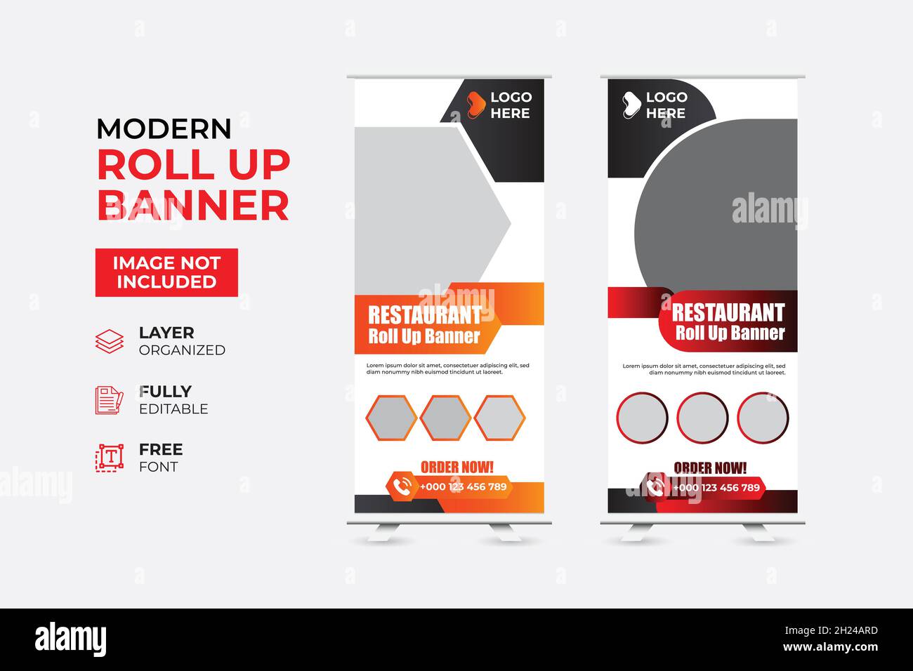 Real estate rollup design Stock Vector Images - Alamy