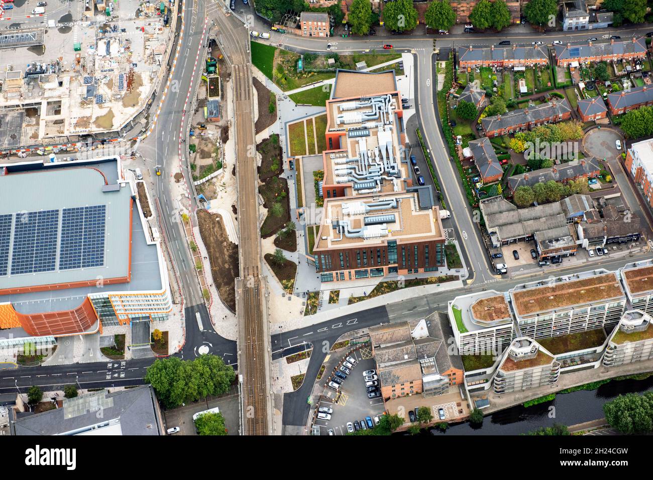 Aerial image of the South Side of Nottingham City, Nottinghamshire ...