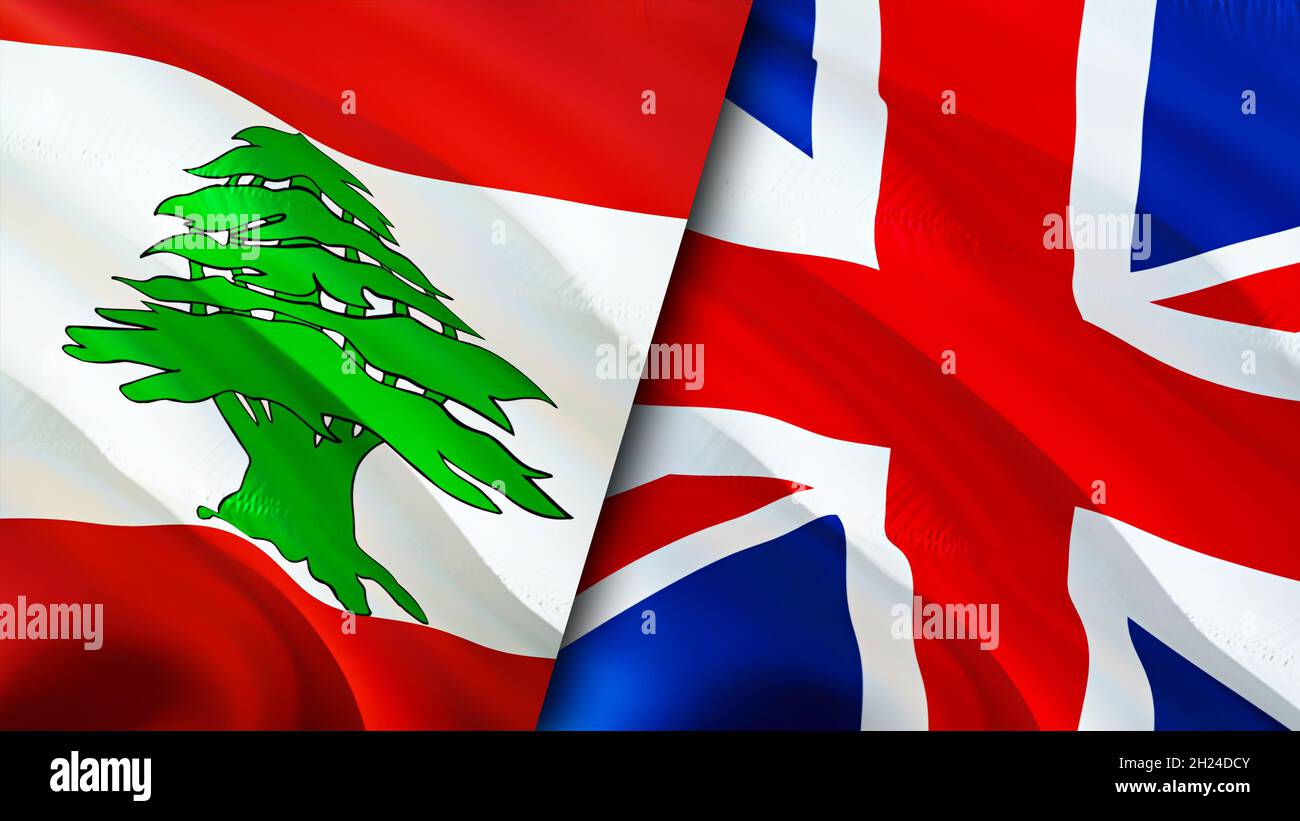 United kingdom lebanon flag hi-res stock photography and images - Alamy