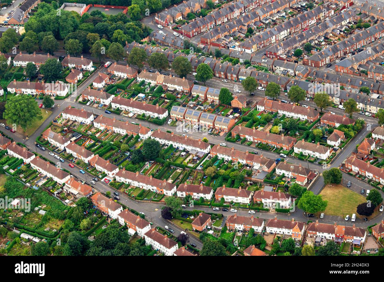 Aerial Image of Nottingham, Nottinghamshire England UK Stock Photo - Alamy
