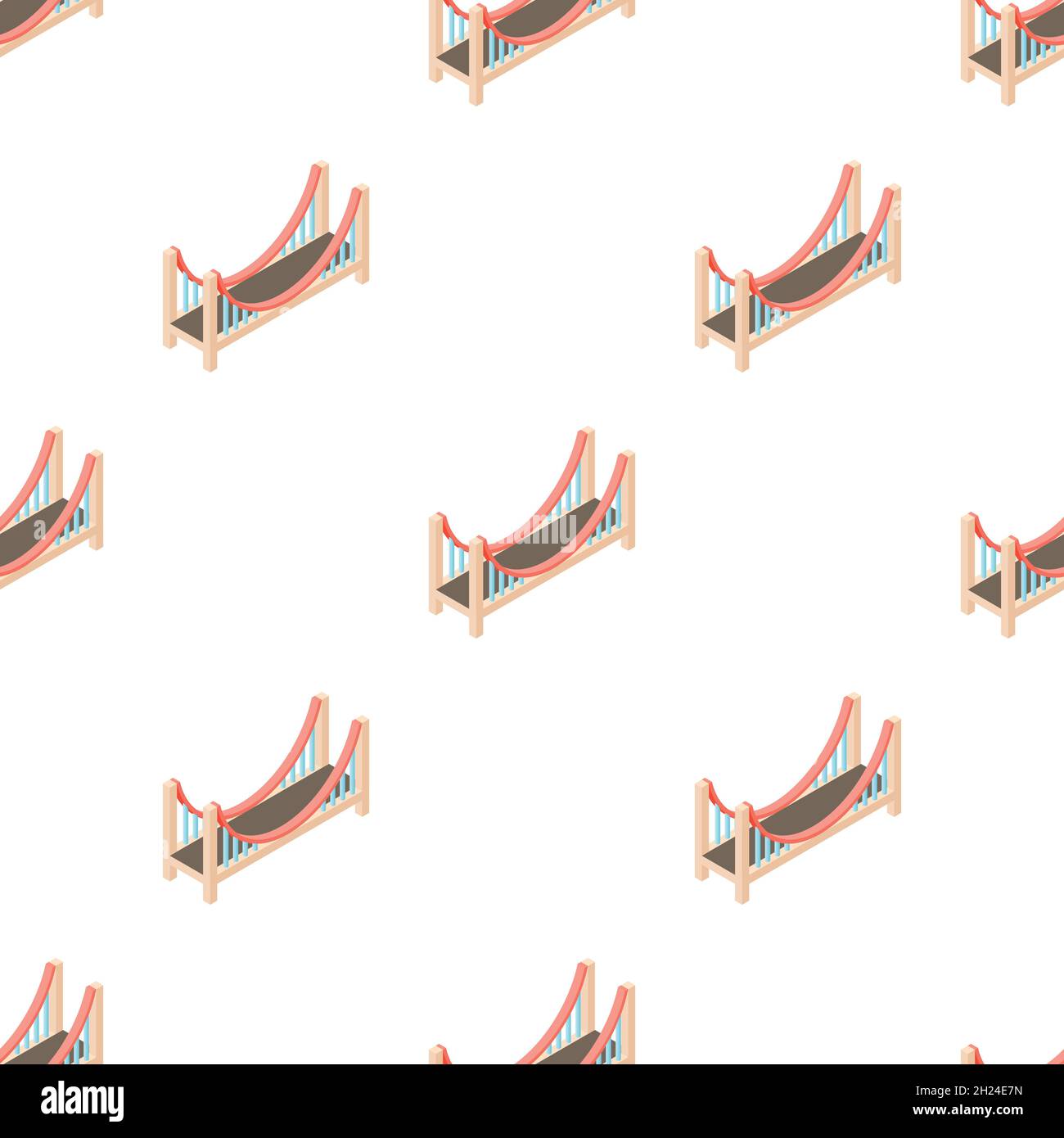 Bridge pattern seamless background texture repeat wallpaper geometric ...