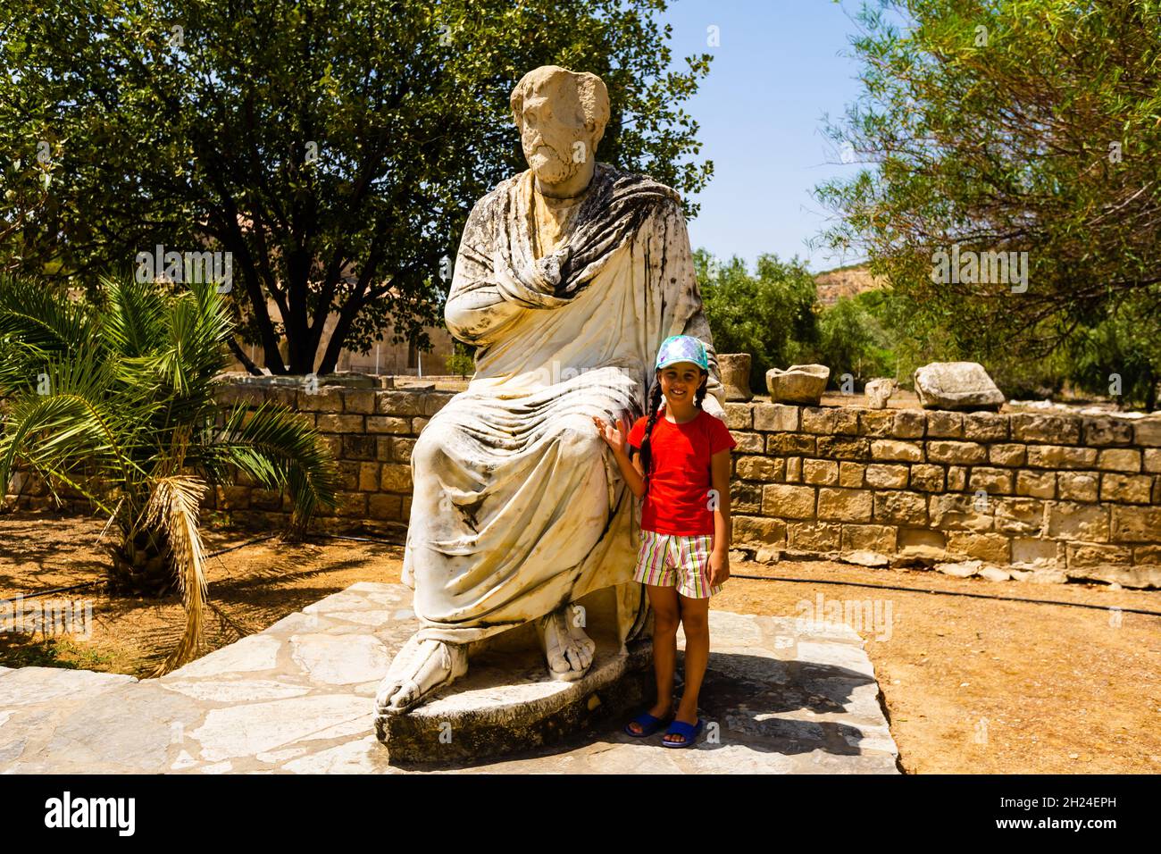 Ruins of the Temple of Apollo at Gortys, Crete Stock Photo - Alamy