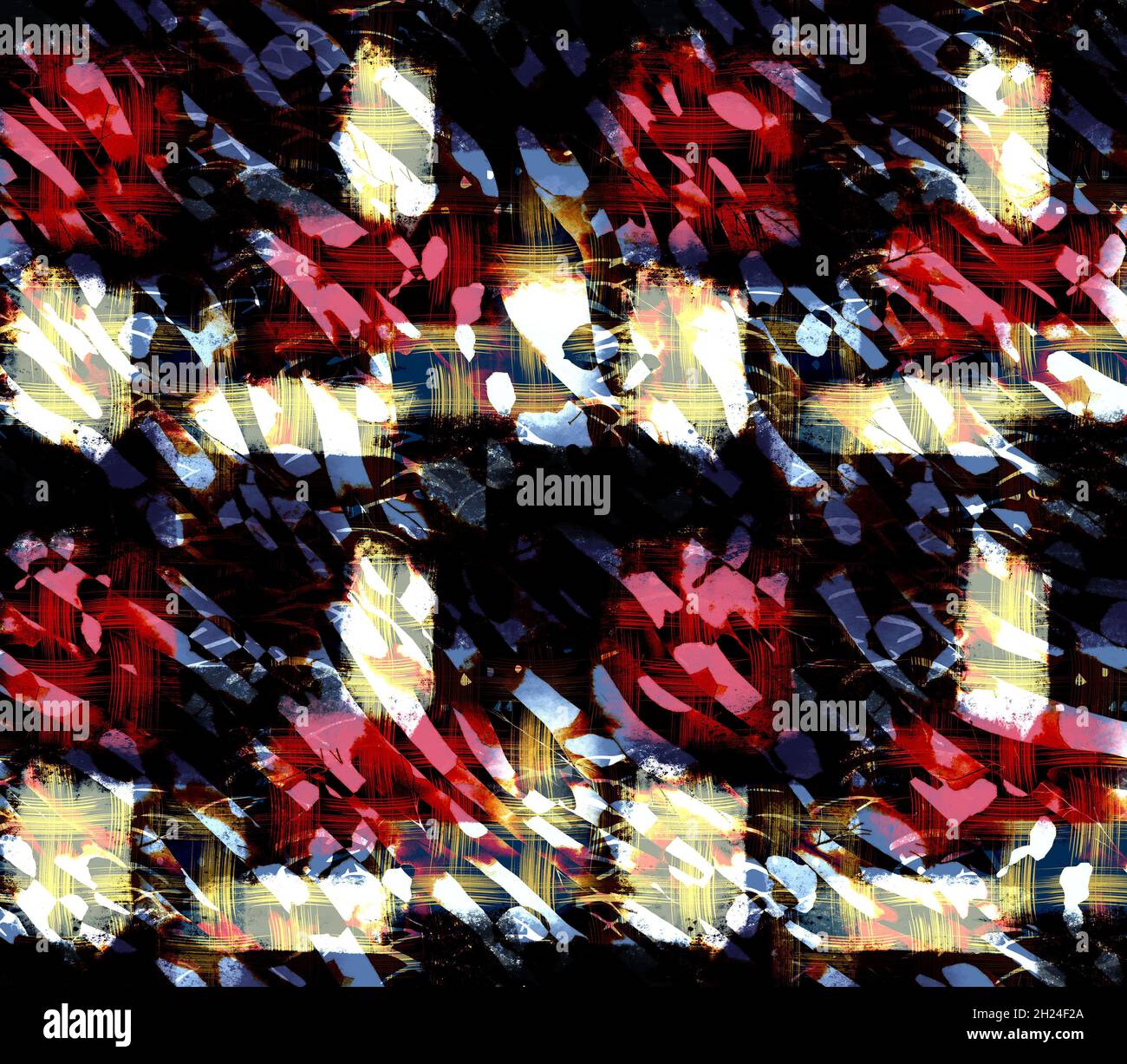 modern mixed print pattern, textile design Stock Photo - Alamy