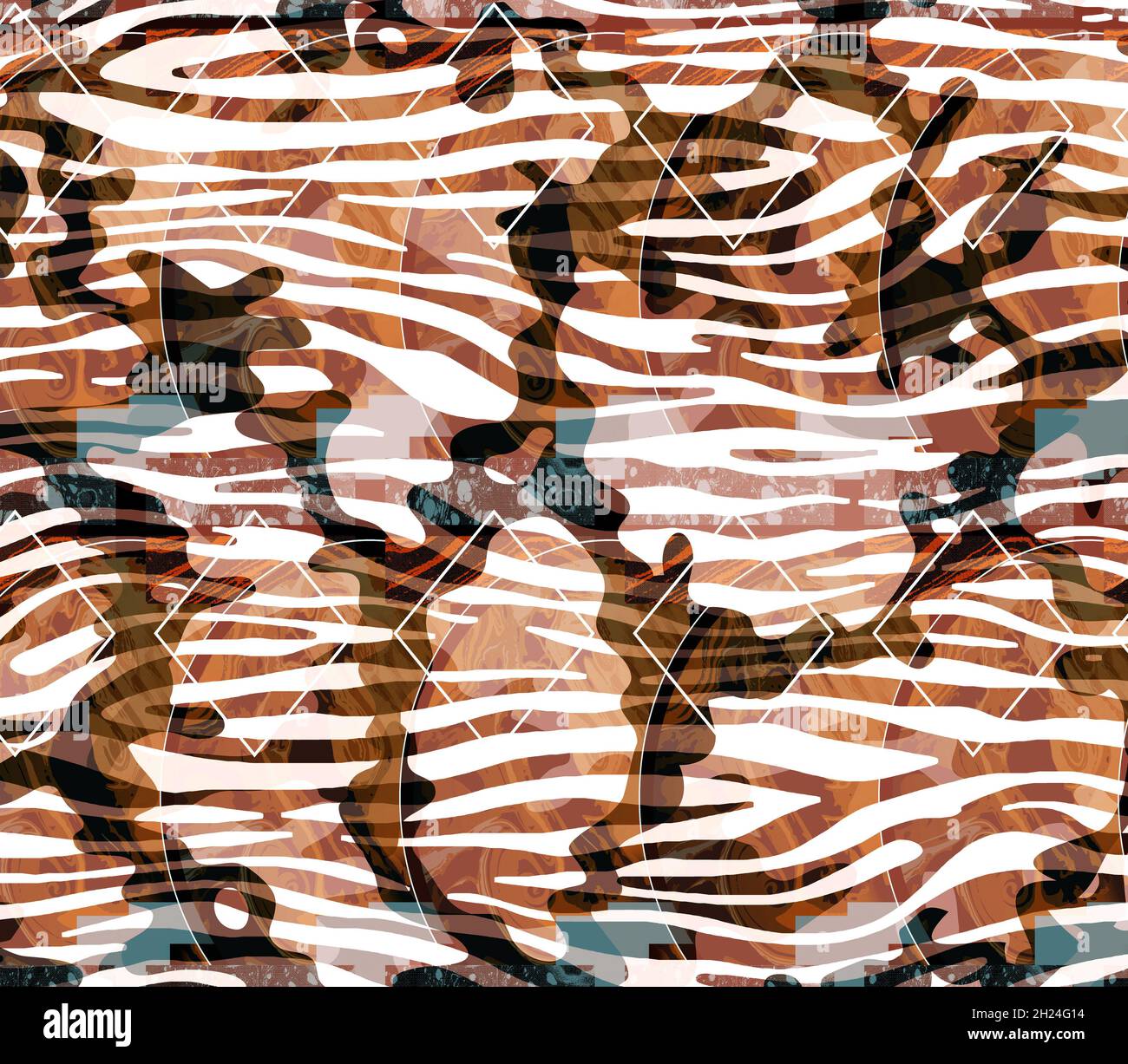 modern mixed print pattern, textile design Stock Photo - Alamy